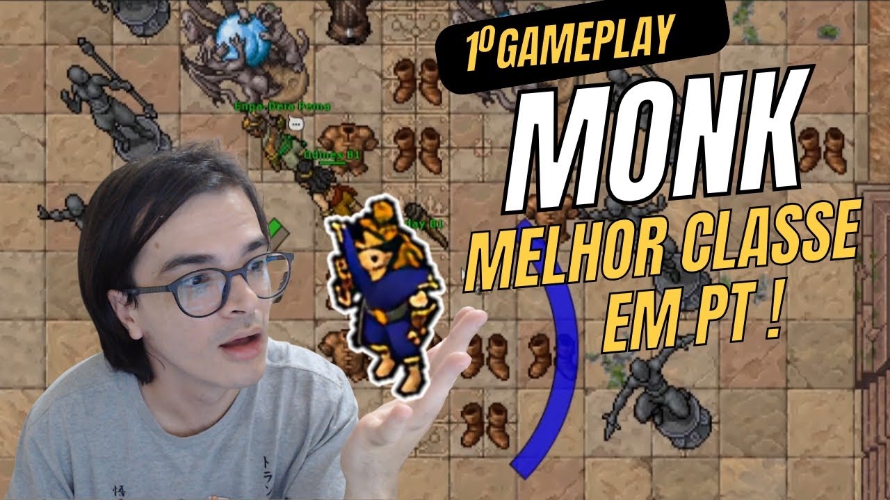 PRIMEIRO DIA DO MONK, NOVA CLASSE DO TIBIA (TEST SERVER) - PRIMEIRAS ...