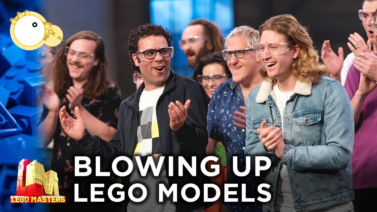 What's it like Blowing Up LEGO with Trent & Josh | LEGO Masters ...