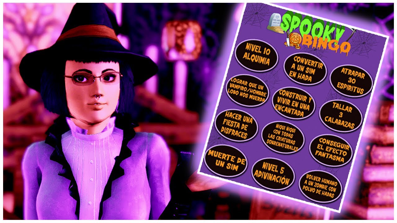 SIMS 3 | SPOOKY BINGO 🎃🍁 - YouTube