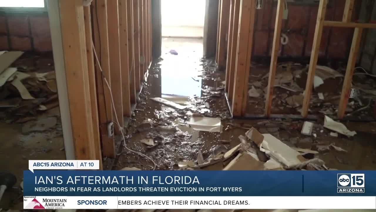 Residents deal with destruction, face possible eviction after Hurricane ...