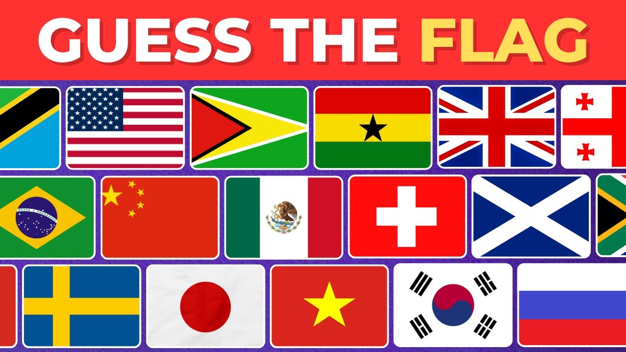 Can You Guess 195 Flags 🚩😯| EASY TO IMPOSSIBLE | Flag Quiz - YouTube