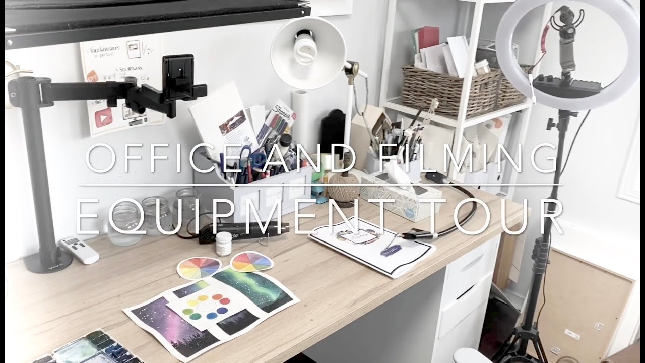 Tour Of My Filming Equipment and Office! - YouTube