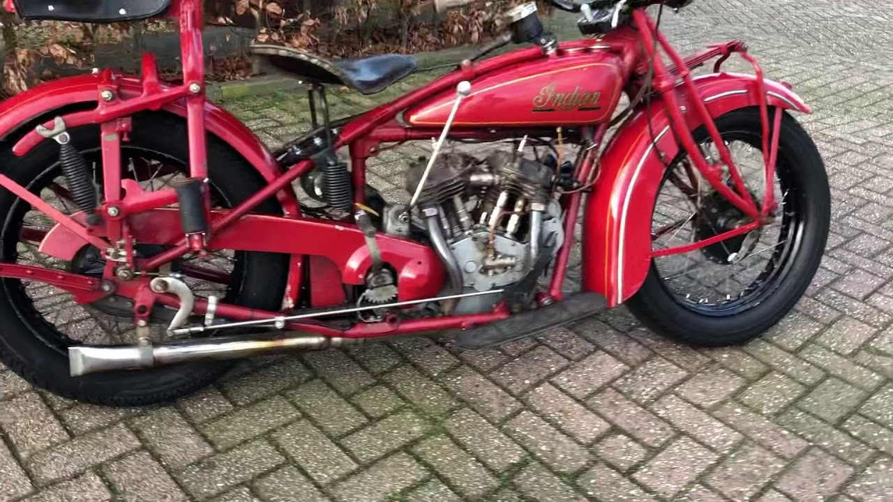 INDIAN 101 SCOUT 1928 - YouTube