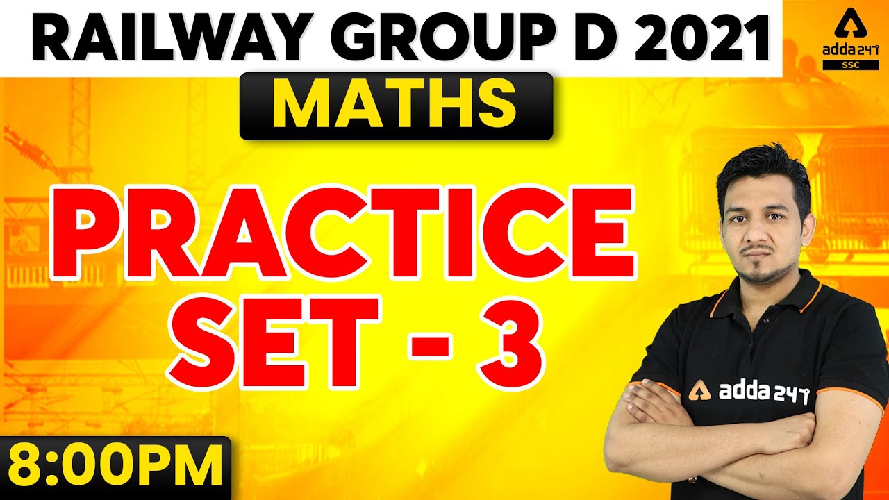 Railway Group D | Group D Math Tricks | Group D Math Practice Set #3 ...