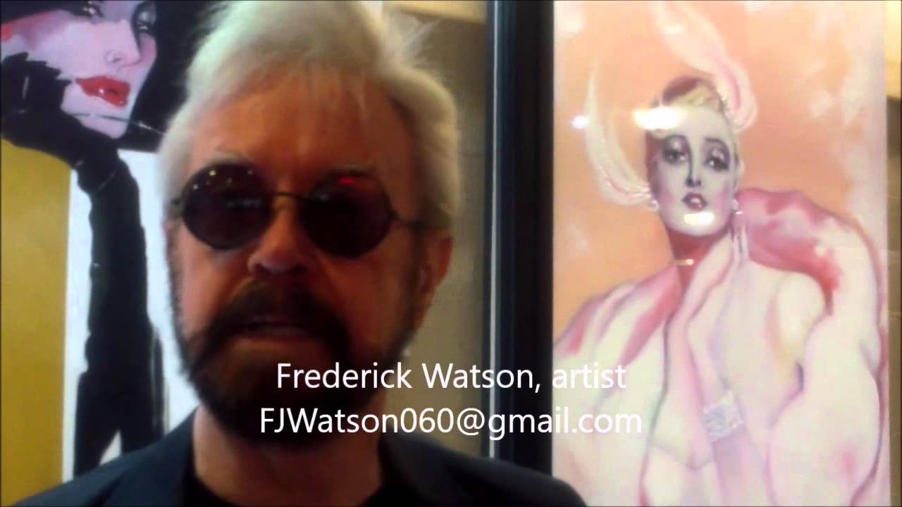 Frederick Watson, artist at The Rainbow Gallery, Toronto, September ...