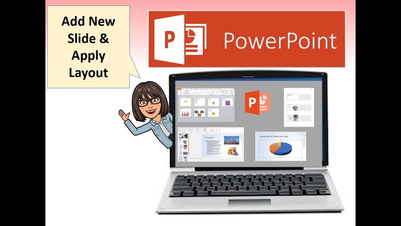 PowerPoint 2021 Add New Slide and Apply Layout - YouTube