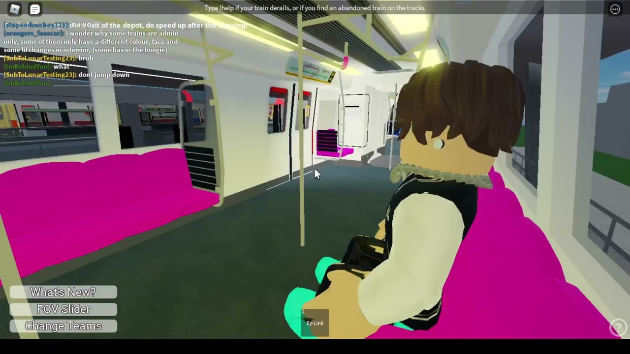Roblox CGL: Ride From Tanah Merah to Changi Airport [ C751B Admin Train ...