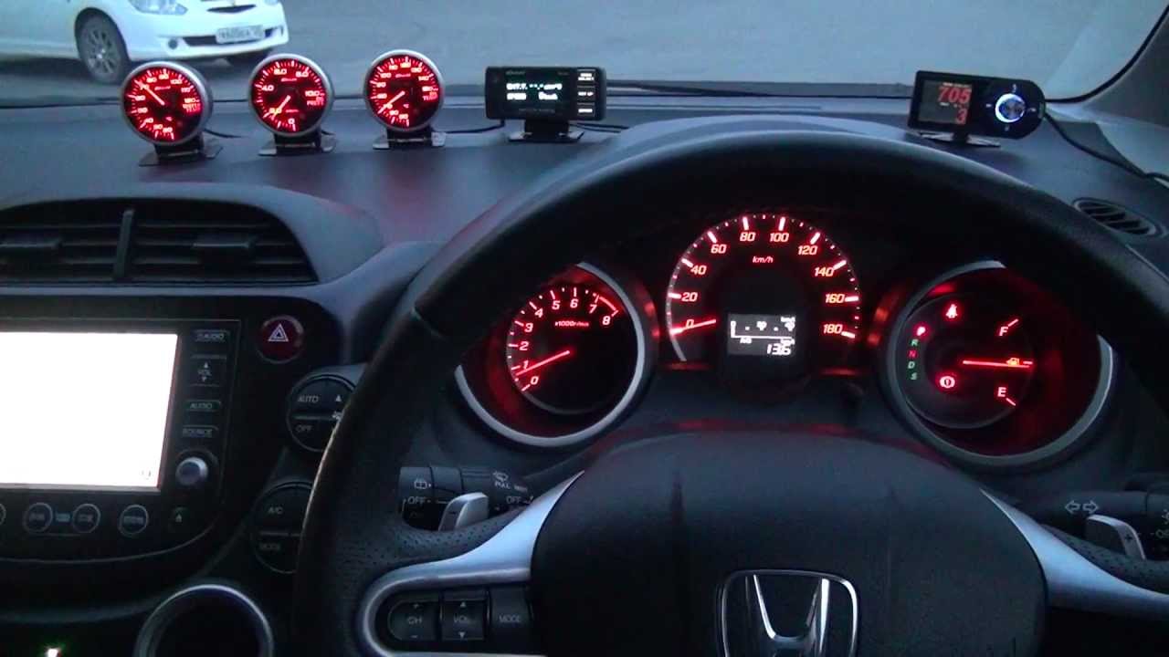 Honda Fit GE8 Meters - YouTube