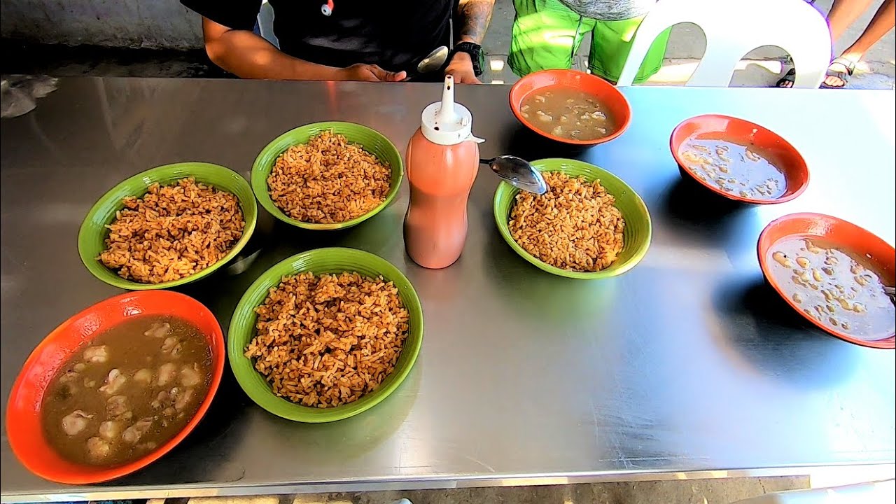 Filipino Street Food | Unlimited Rice - Pares and Mami - YouTube