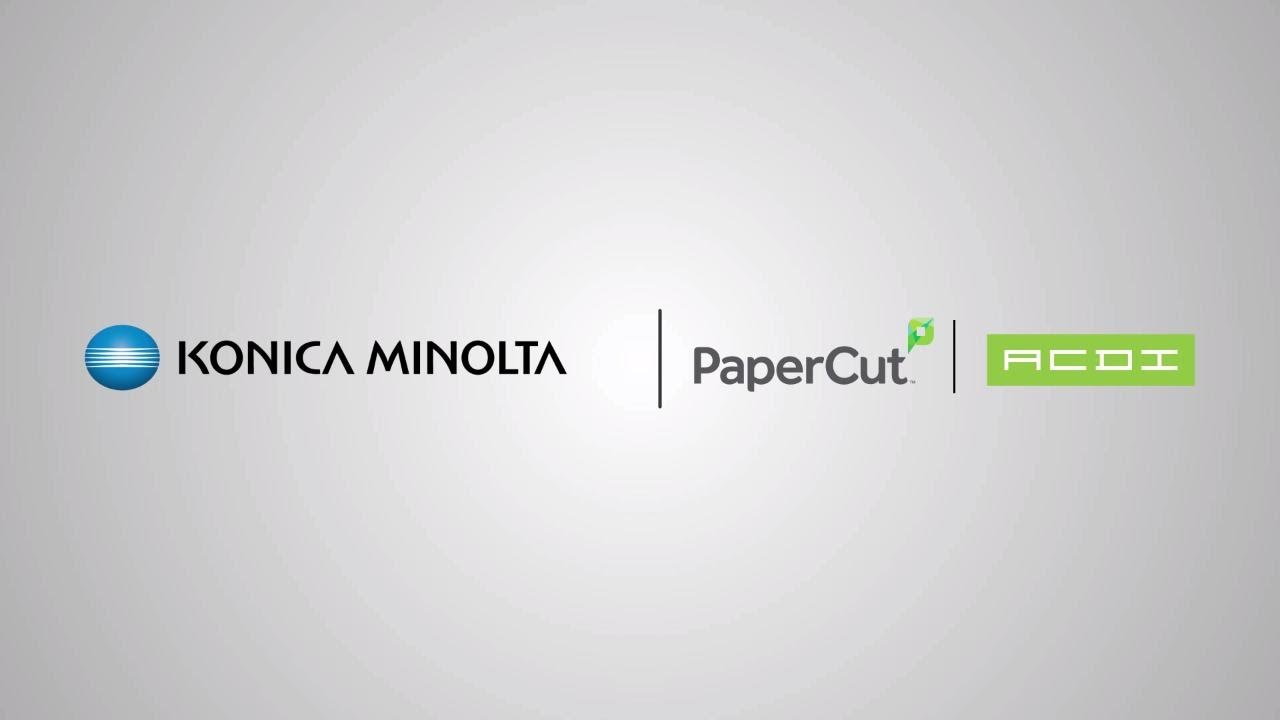 Konica Minolta and ACDI PaperCut in the Legal Market - YouTube
