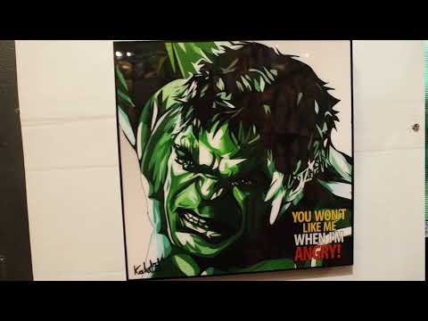 Hulk Poster Plaque