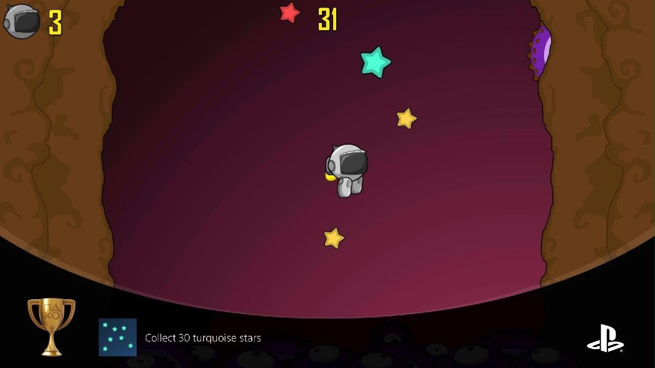 Cazzarion: Astro Bouncer ~ Collect 30 turquoise stars Trophy - YouTube