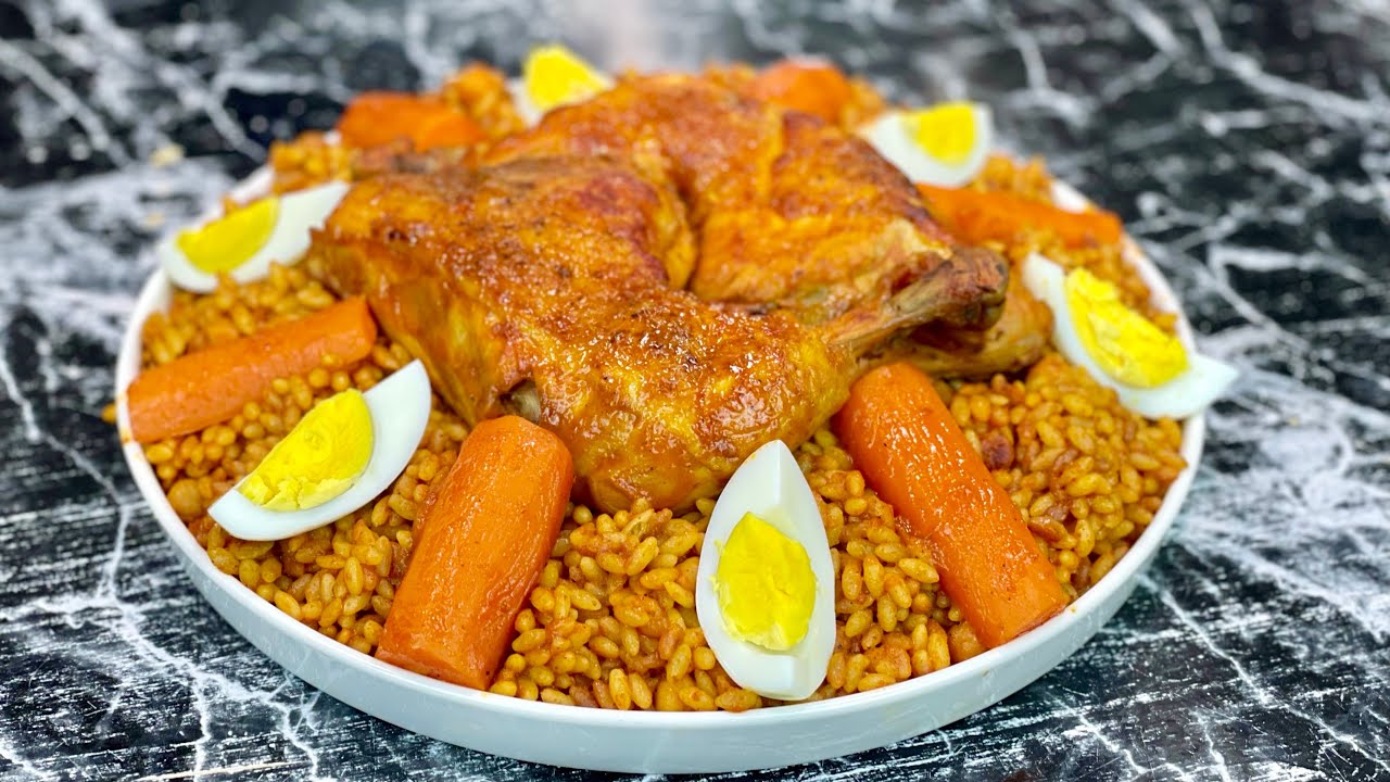 TLITLI TRADITIONNEL AU POULET 🍗 Sans couscoussier - YouTube