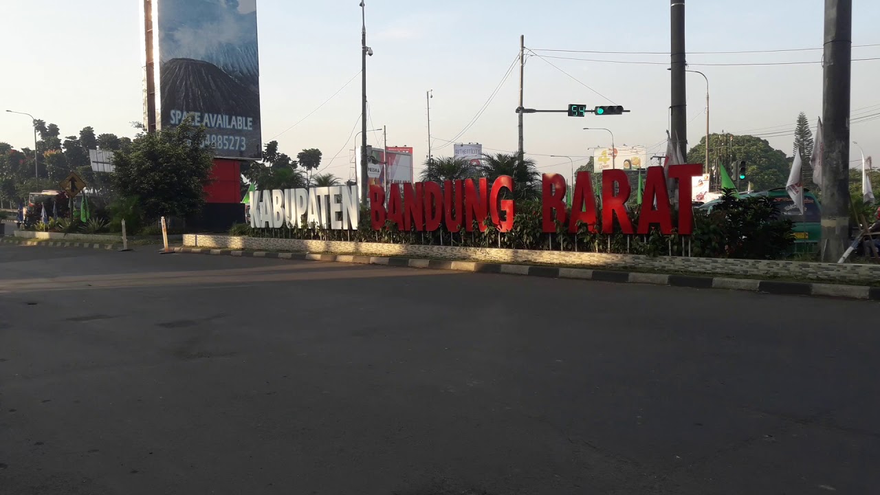 Penampakan Padalarang Kabupaten Bandung Barat di Pagi Hari - YouTube