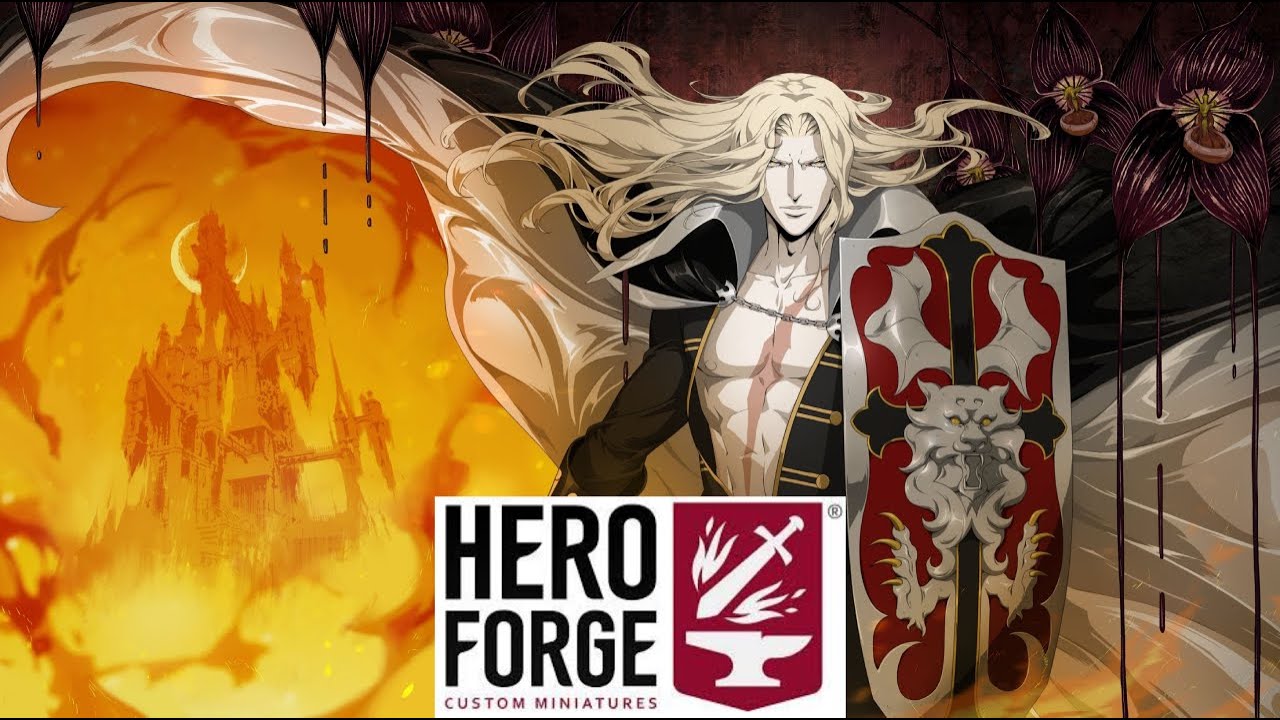 Hero Forge: Custom Miniatures from Anime 17 (Alucard) - YouTube