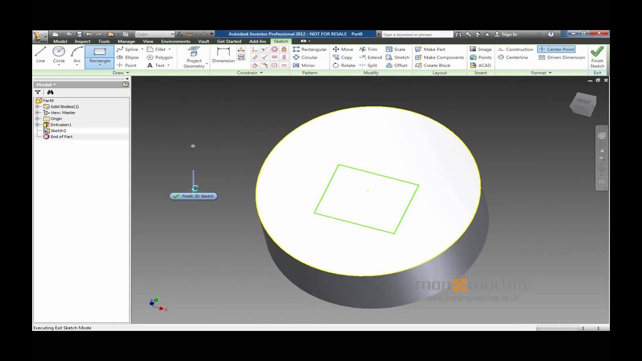 Autodesk Inventor 2012 - How to mark Menu Gestures - YouTube