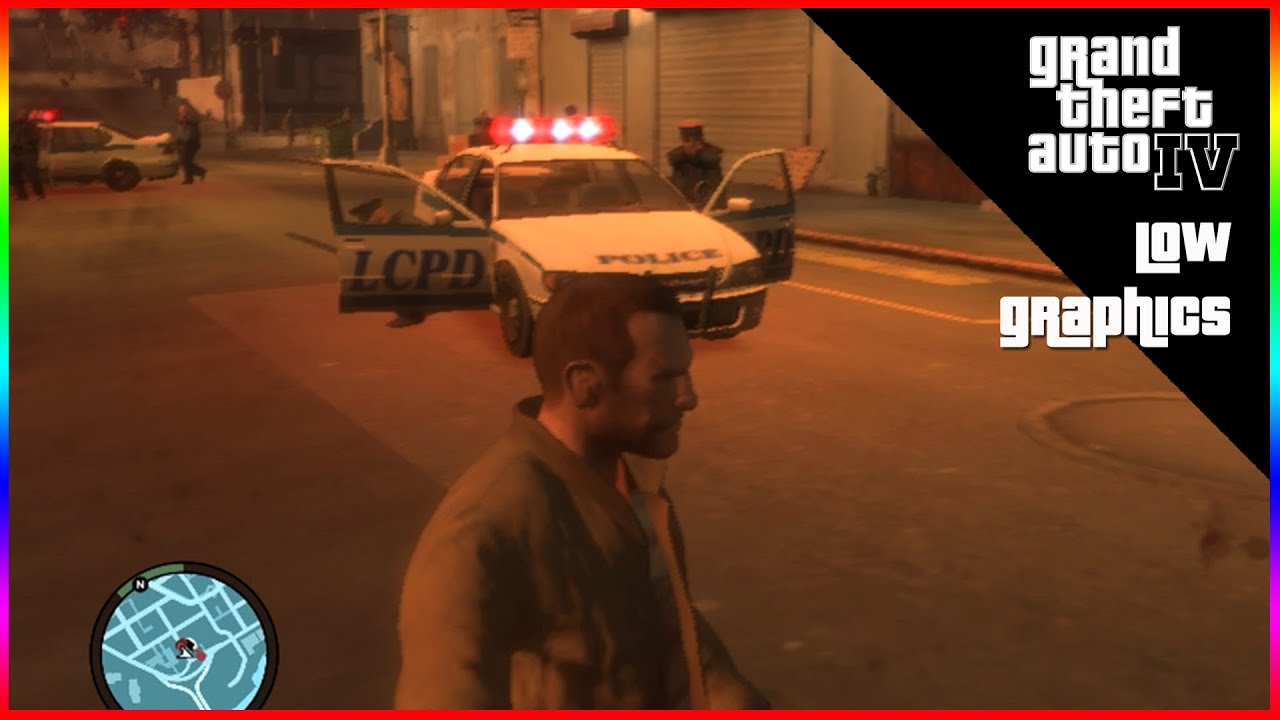 GTA IV LOW GRAPHICS Gameplay - YouTube