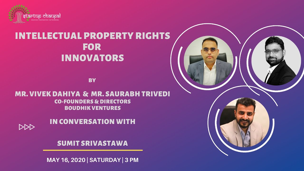 INTELLECTUAL PROPERTY RIGHTS FOR INNOVATORS | VIVEK DAHIYA | SAURABH ...
