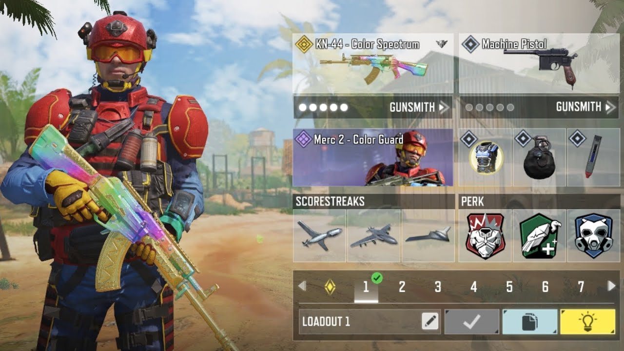 Merc 2 - Color Guard | Legendary KN-44 Color Spectrum | Call Of Duty ...