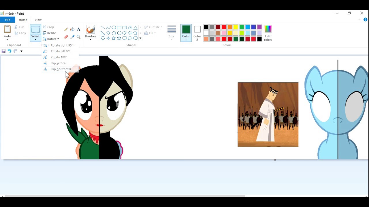 Samurai Jack,Jack and Ashi two sides mlp speedpaint(Warning,season 5 ...