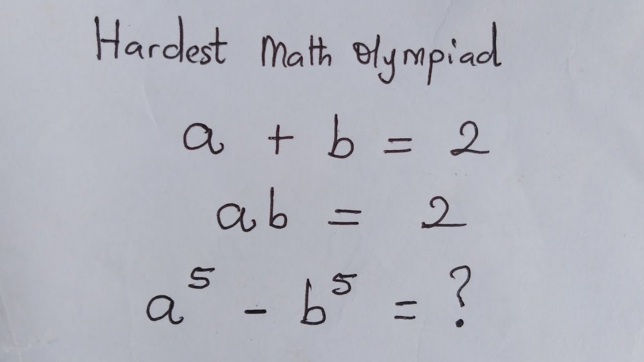 Hardest Olympiad Math | Can you solve ? - YouTube