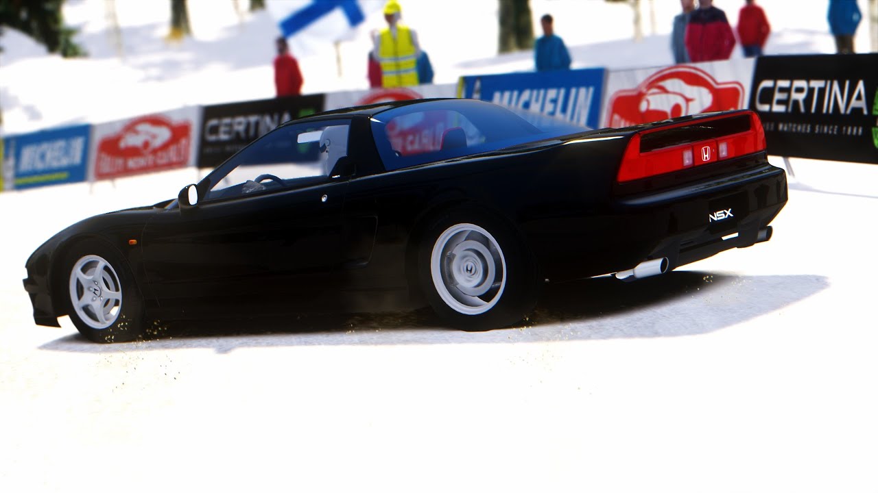 Assetto Corsa - NSX Type-R Monte Carlo Stage 3 "Snow School 101" - YouTube