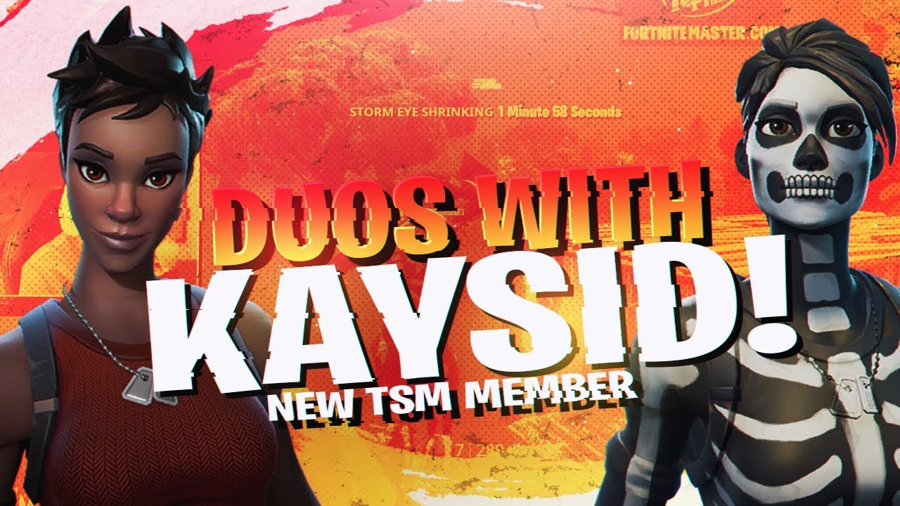 DUOS WITH KAYSID! NEW TSM PRO PLAYER (Fortnite BR Full Match) - YouTube