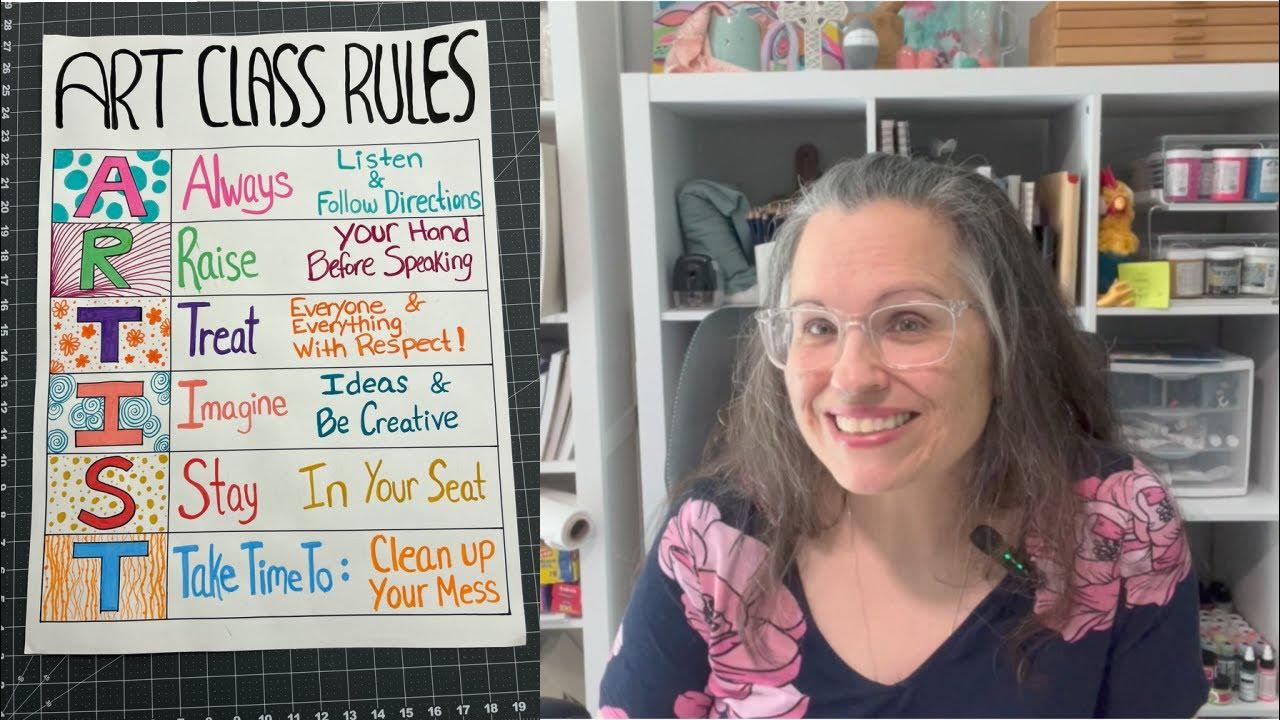 Art Class Rules and Expectations - YouTube