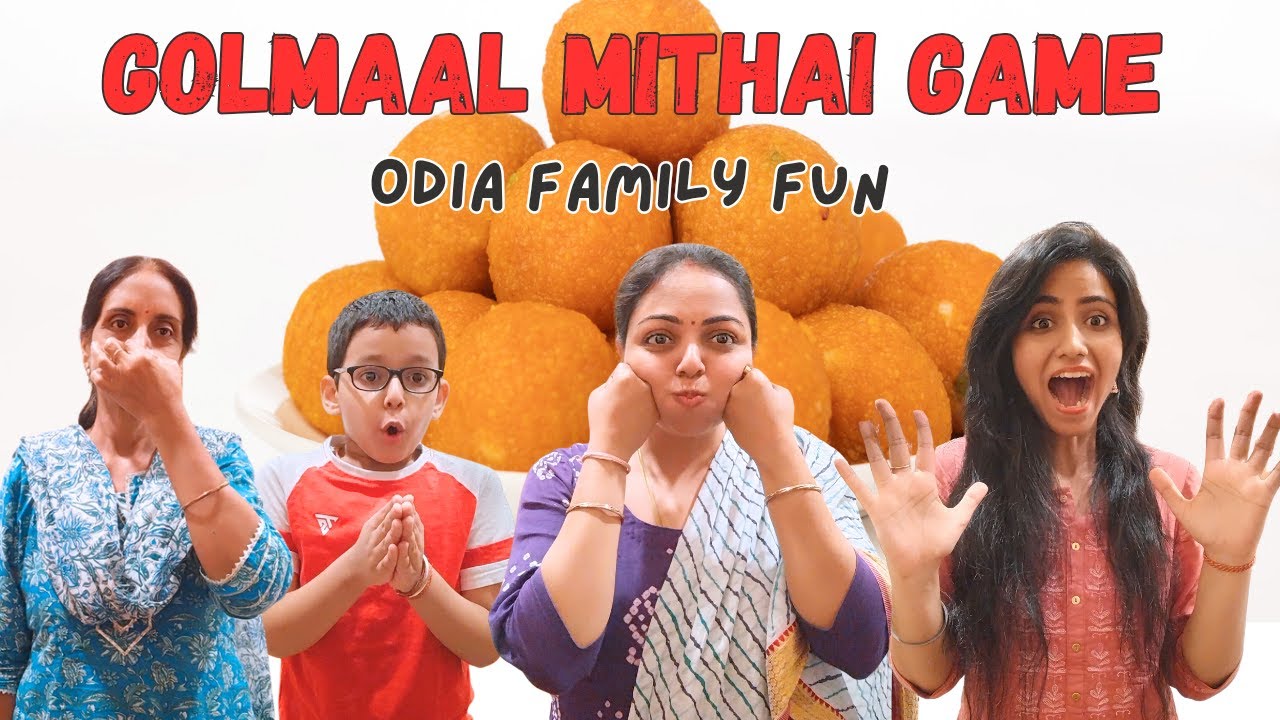 *Golmaal Mithai Game* 😊😀 | Free time games | Subtitles | Odia family | Odia | We and Siku - YouTube