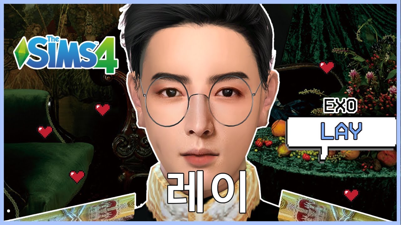 The Sims 4 : CAS + Full CC List - Lay (EXO) | PRIMROSE SIMS #CreateASim ...