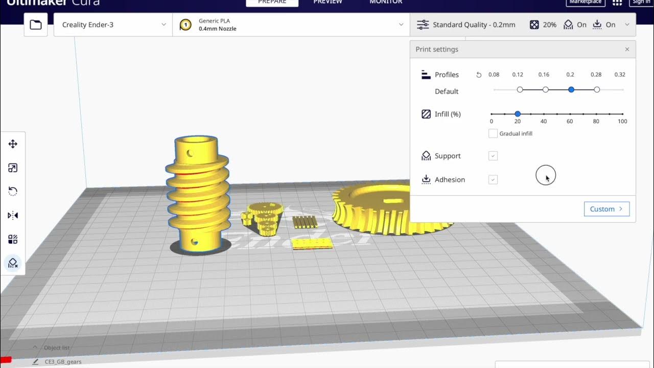Primeros pasos con Ultimaker Cura, Software de impresión 3D. Impresora Ender V2 - YouTube