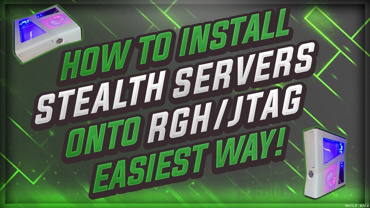 How To Install A Stealth Server To Your RGH Jtag Easiest Way 2017 - YouTube