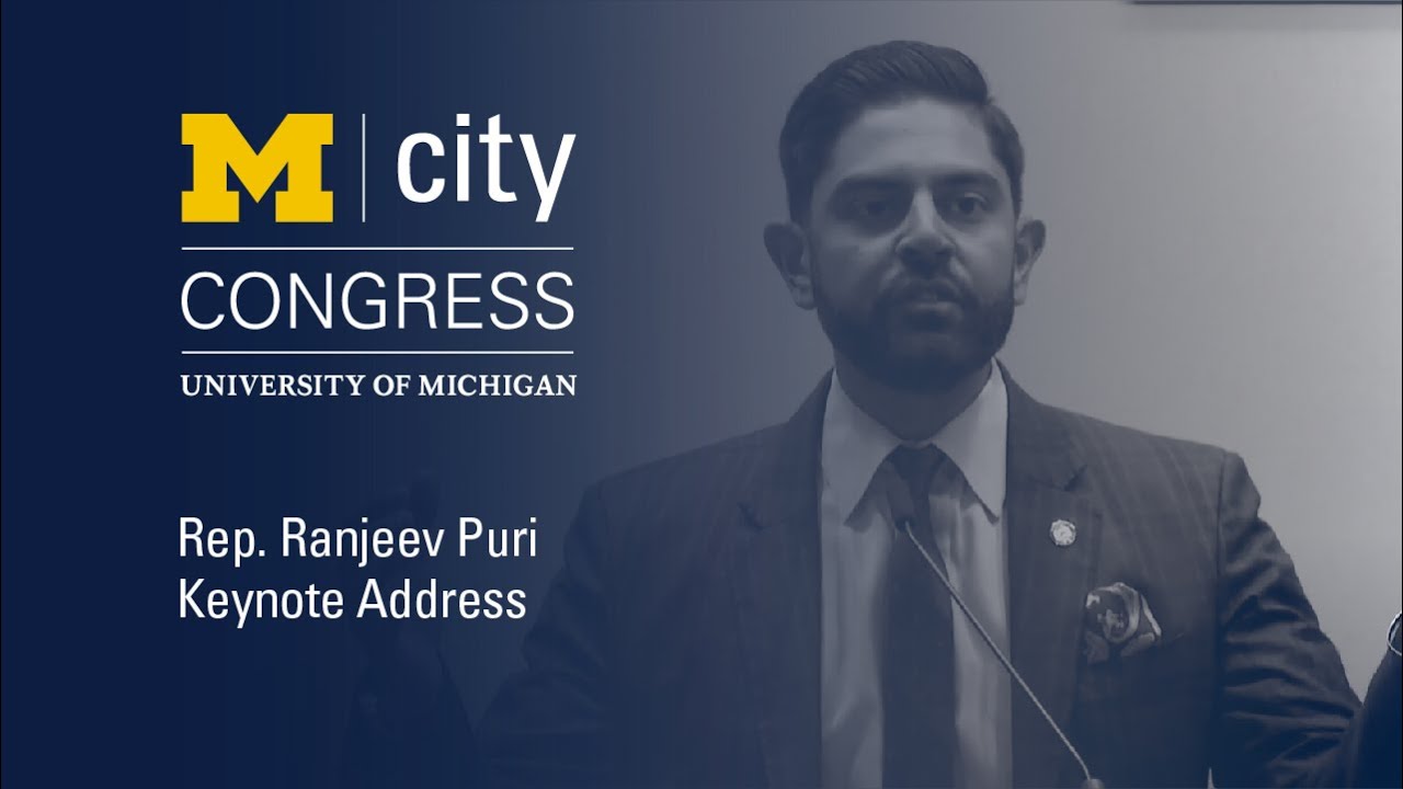 Rep. Ranjeev Puri Keynote Address — 2024 Mcity Congress - YouTube