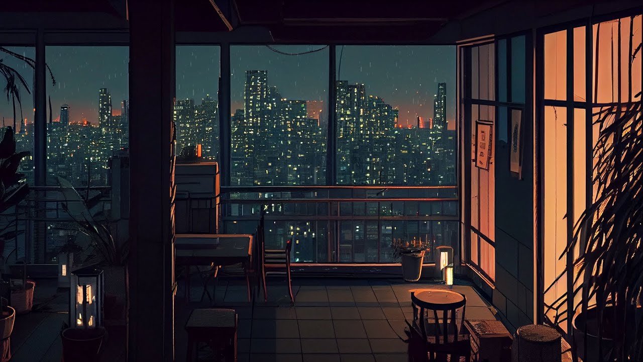 Chill with your crush on the balcony with this lo-fi hip hop - Lofi Hip ...