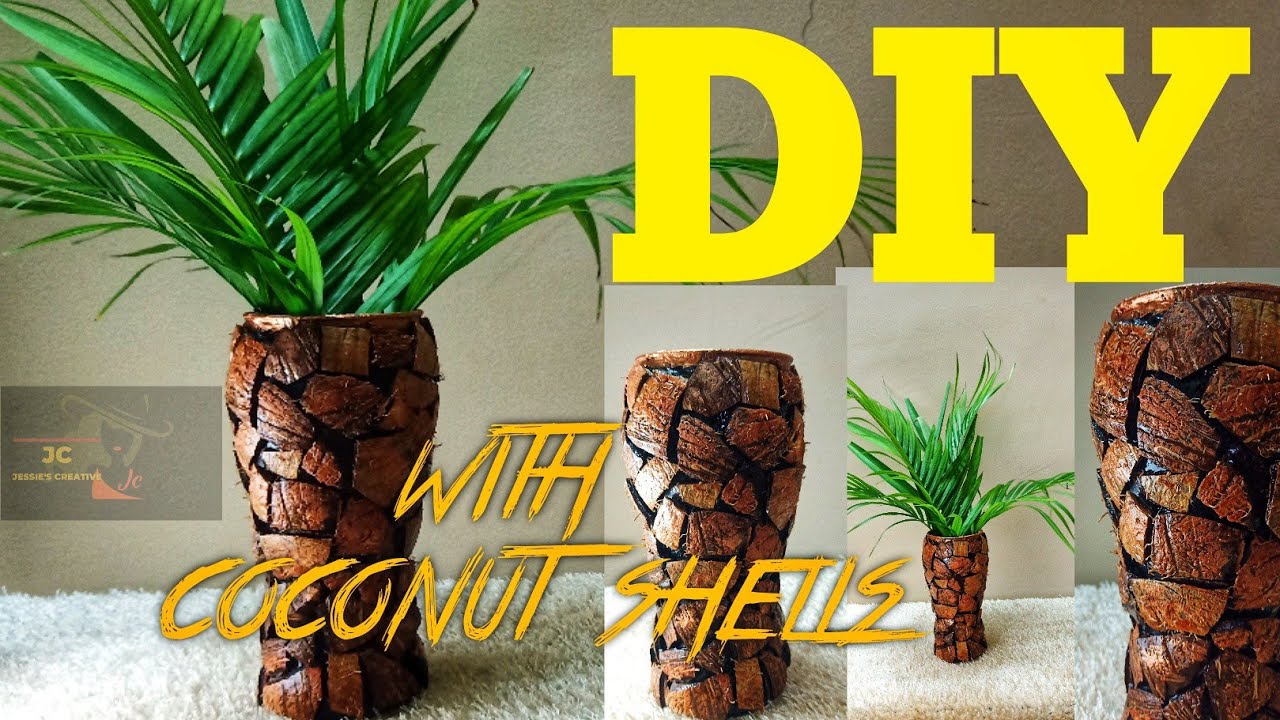 DIY with coconut shells. - YouTube