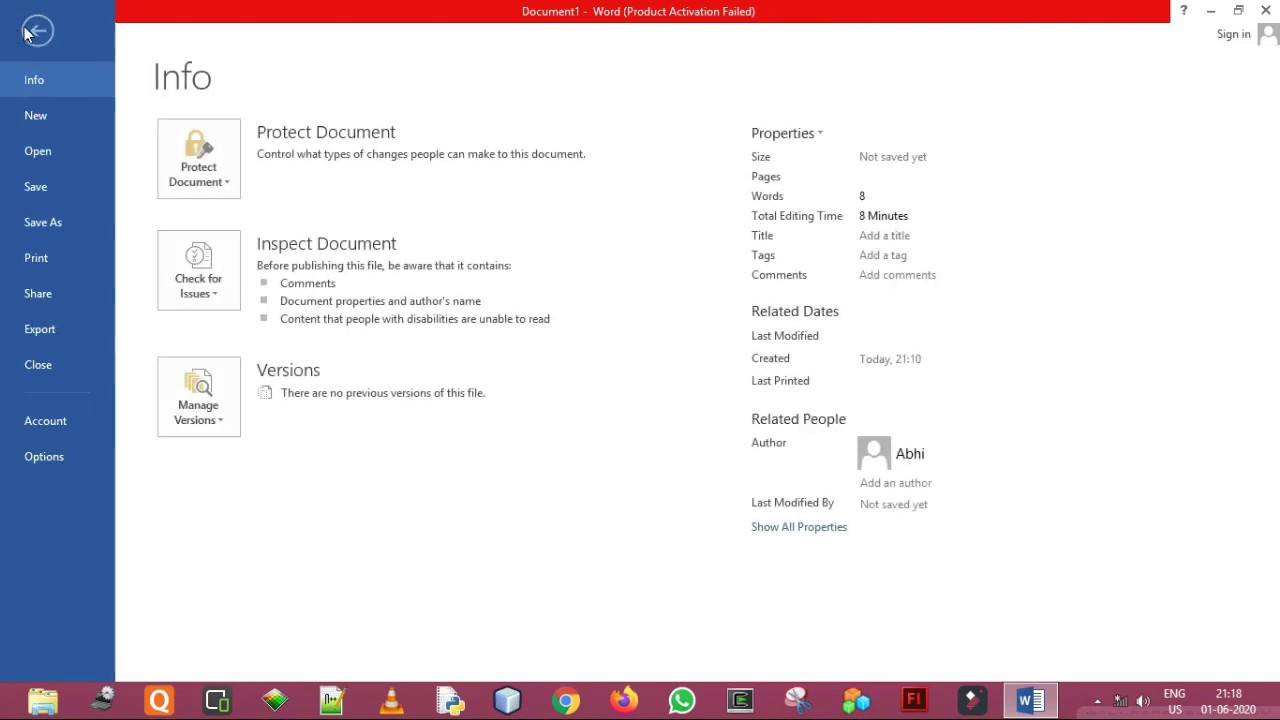 MS word Intoduction/Menus/Working/Learning ms word from basic - YouTube