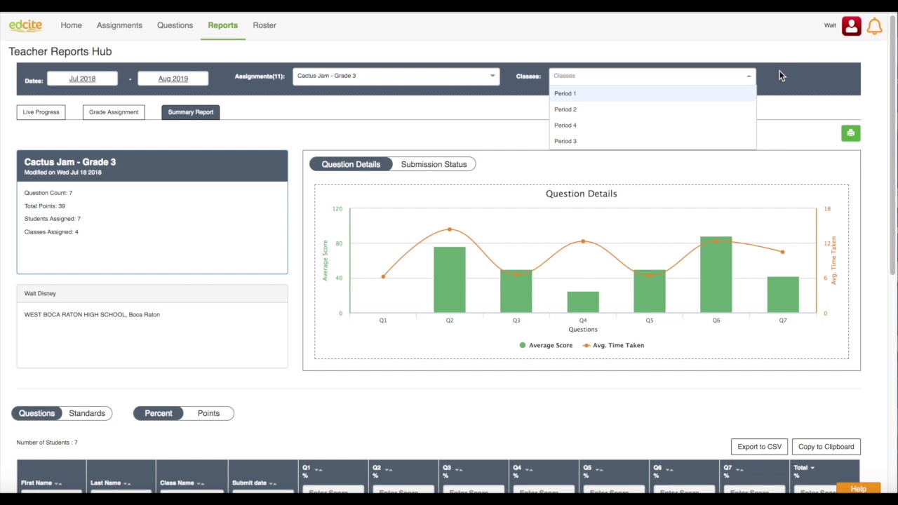 Edcite: Teacher Reports Overview - YouTube