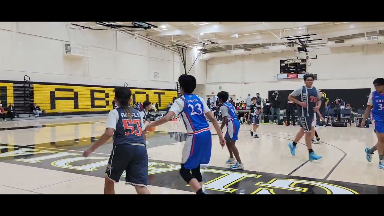 🏀 BAY AREA REBELS 121723-G2of2 [M] vs TRUST - [[Cy 13U Select]] - YouTube