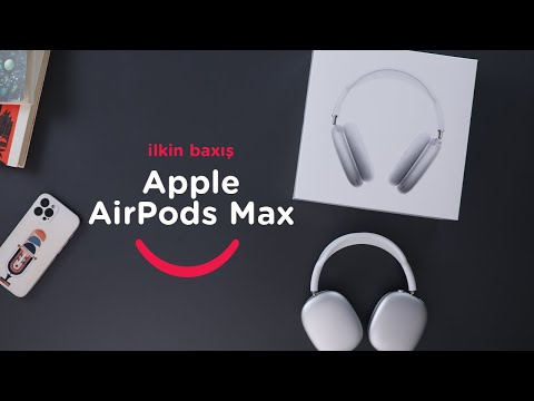 Apple AirPods Max qutu açılışı.