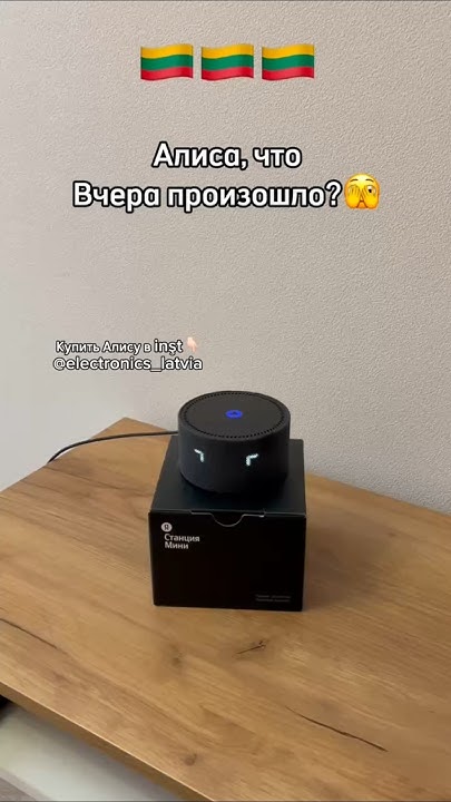 Как подключить колонку Алиса в Литве? 🇱🇹 Instagram: electronics_latvia ...