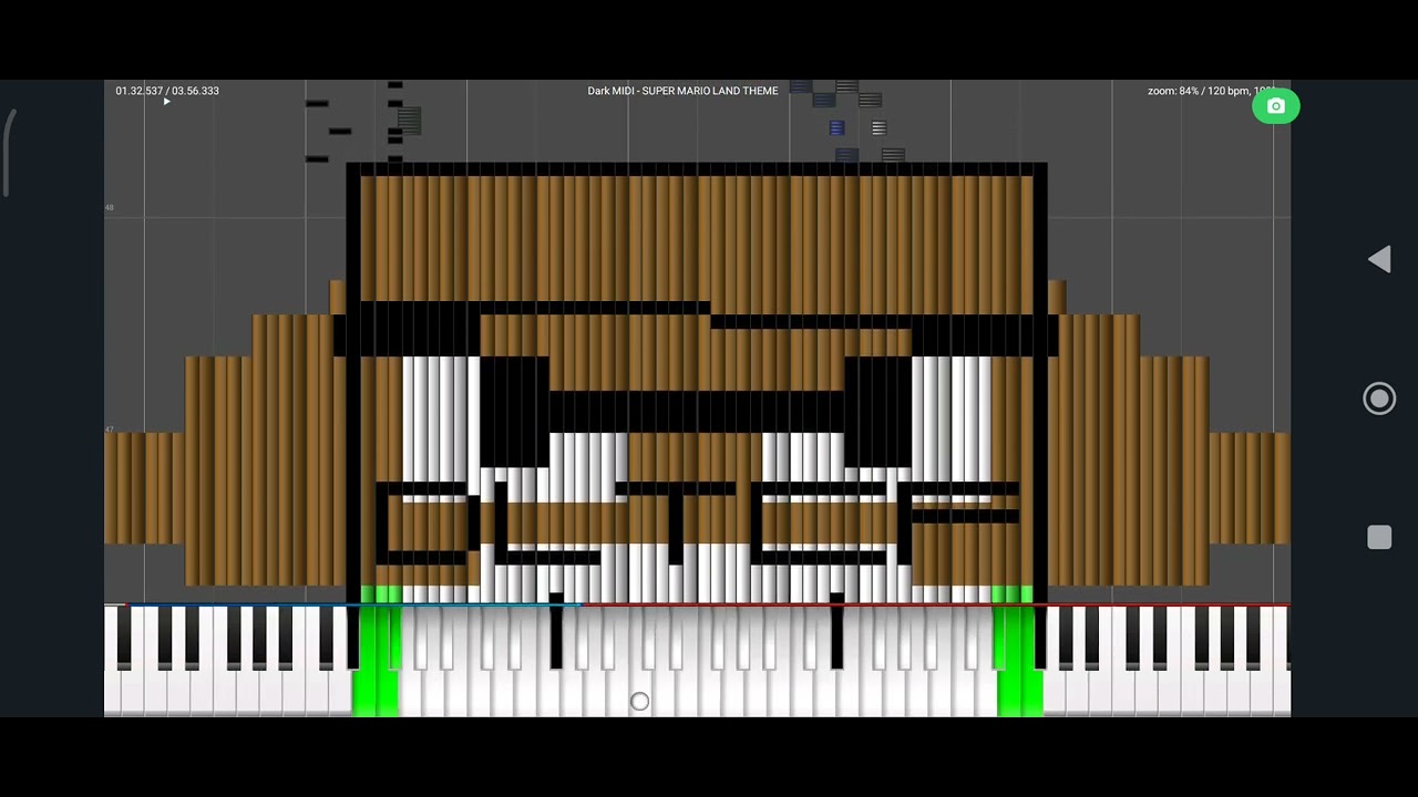 Dark MIDI - SUPER MARIO LAND THEME by @MIDIPLAYER - YouTube