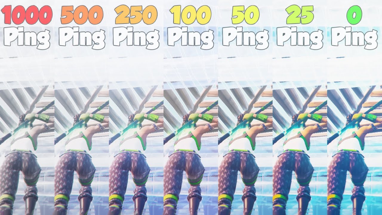 Maximum Edit Speed on 0 Ping vs 1000 Ping.. - YouTube