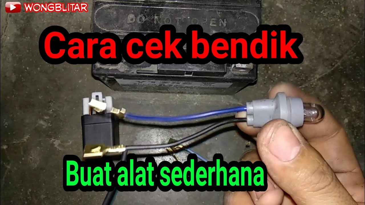 Cara cek bendik motor dgn alat buatan - YouTube