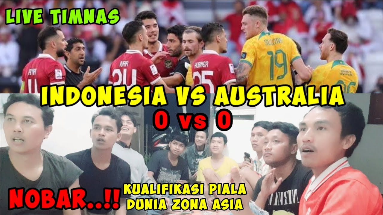 FULL HIGHLIGHT INDONESIA VS AUSTRALIA‼️NOBAR TIMNAS #livetimnas # ...