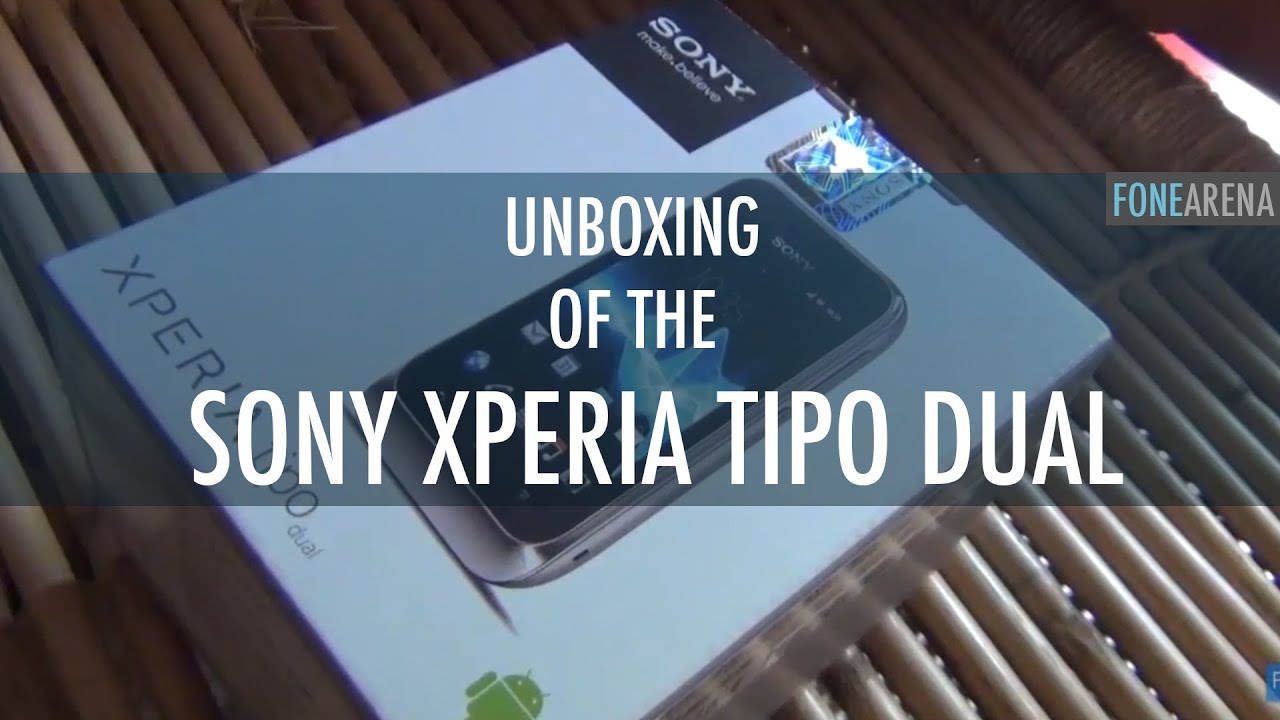 Sony XPERIA tipo Dual - Dual SIM Phone Unboxing - YouTube