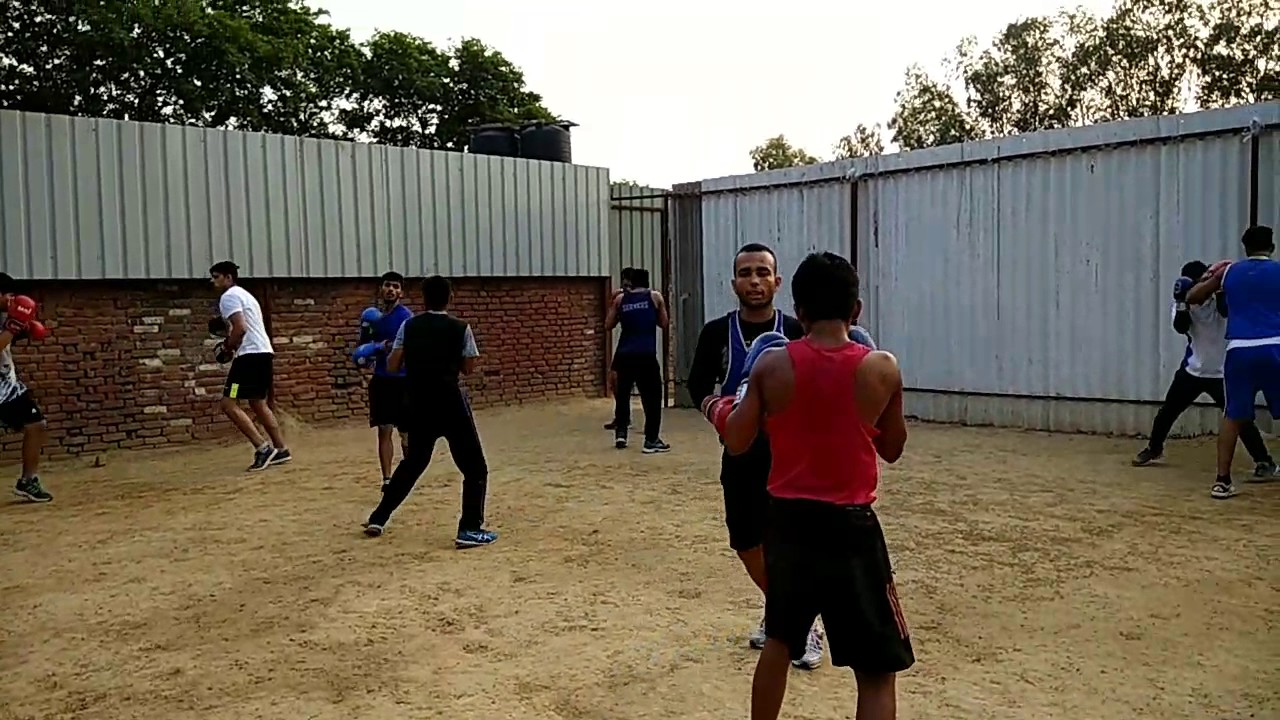 Practice time Gurgaon Boxing and Sports Academy - YouTube