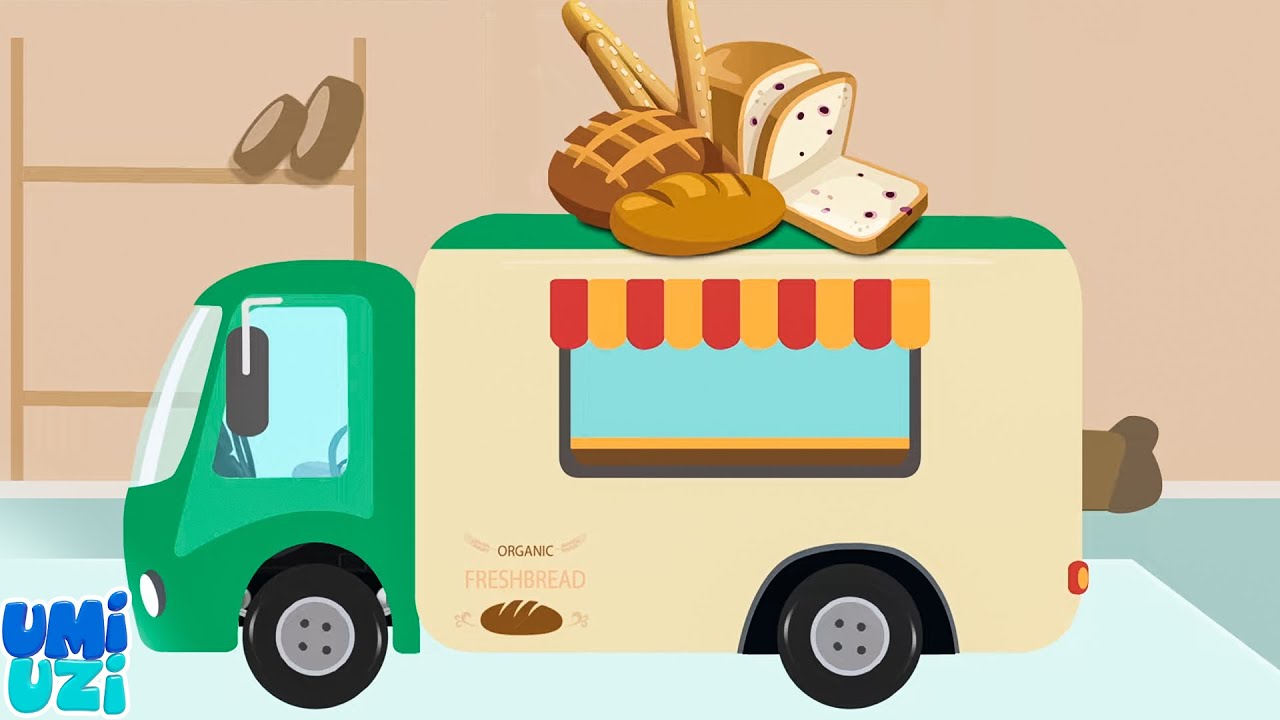 Food Truck Wash + More Kids Vehicles & Kids Educational Videos - YouTube