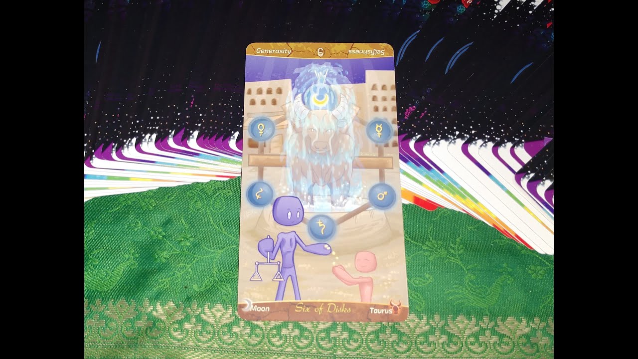 Daily Tarot Reading - Patch Tarot - Six of Disks - YouTube