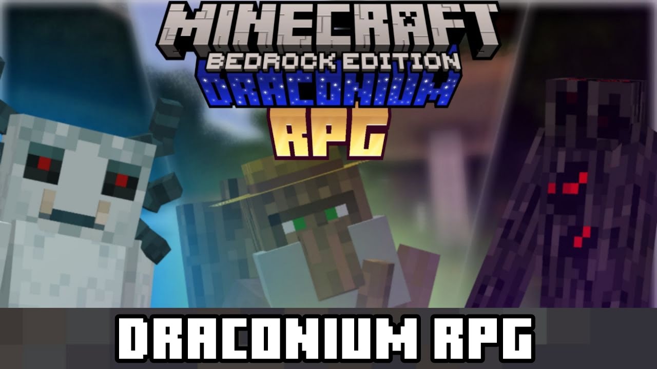 DRACONIUM RPG | ЛУЧШИЙ РПГ АДДОН ДЛЯ Майнкрафт БЕДРОК 1.23+!!! - YouTube