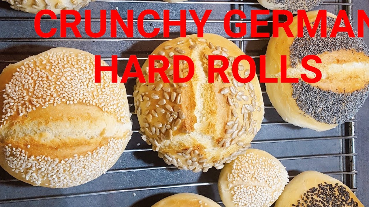 Easy German hard bread Rolls Recipe - YouTube